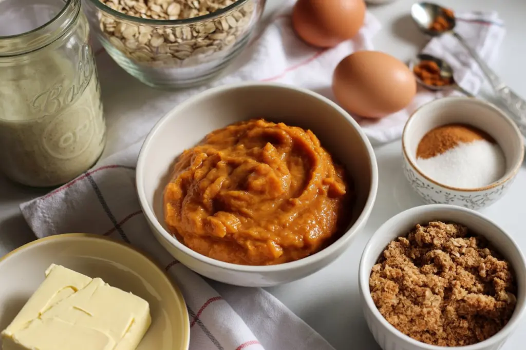 Pumpkin Oat Skillet Cookie with Sourdough Discard